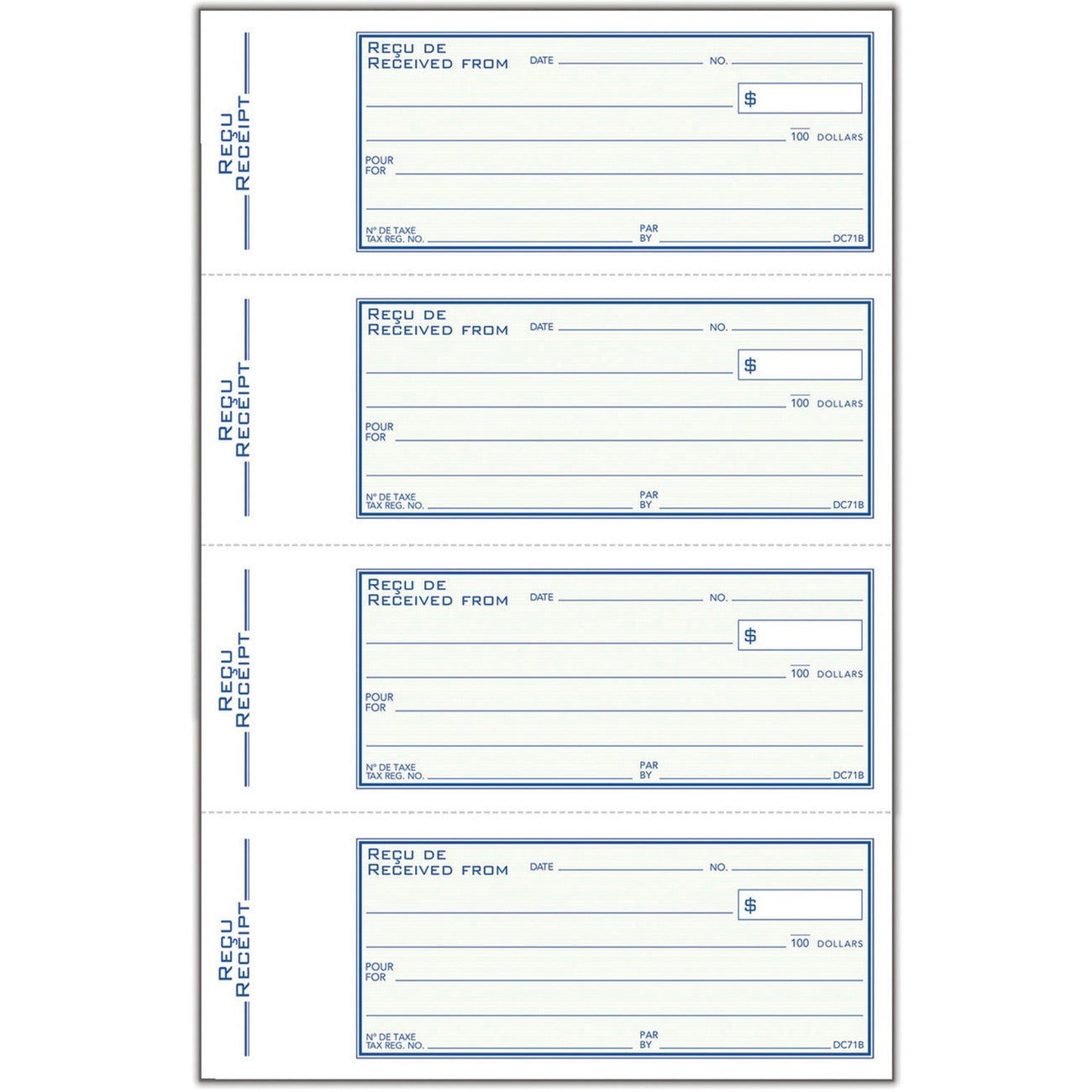 General Purpose Receipt Book – Chrysalid Tech & Print