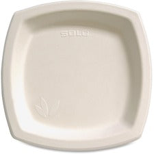 Solo Eco-Forward Square Bagasse Plate - 8 1/4" – Chrysalid Tech & Print